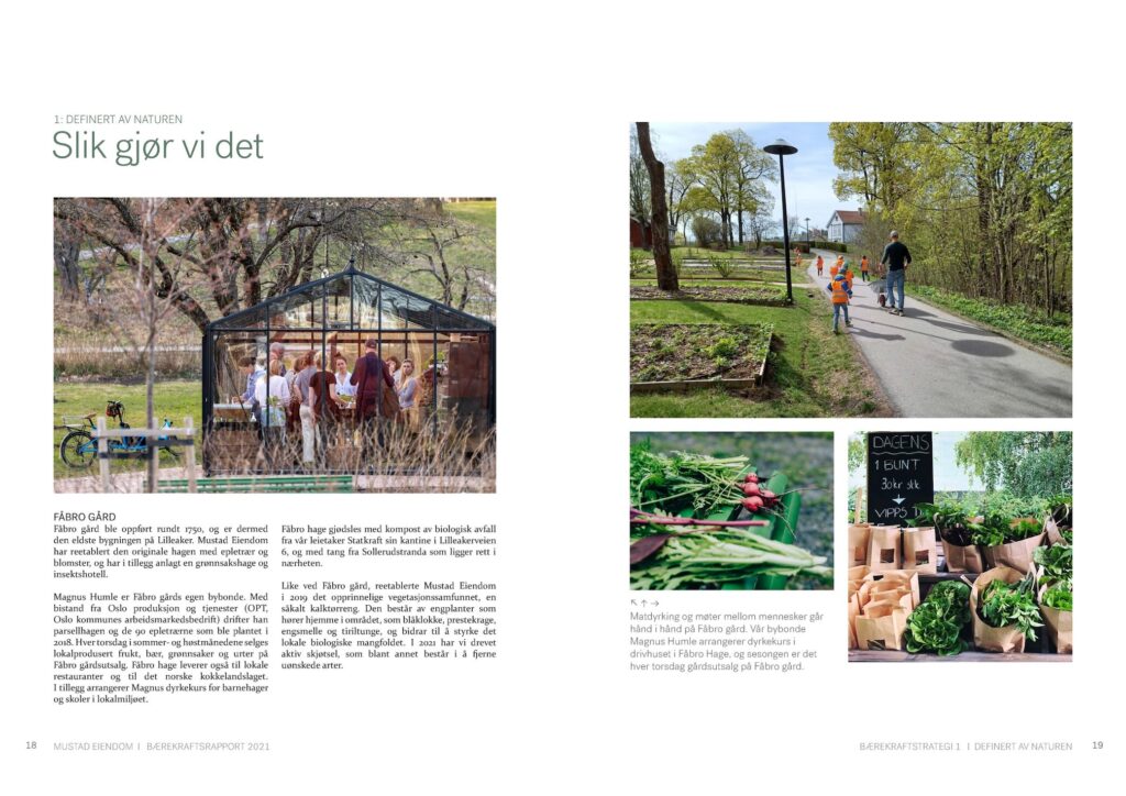 Bærekraftsprogram for Lilleakerbyen • Prosjekter